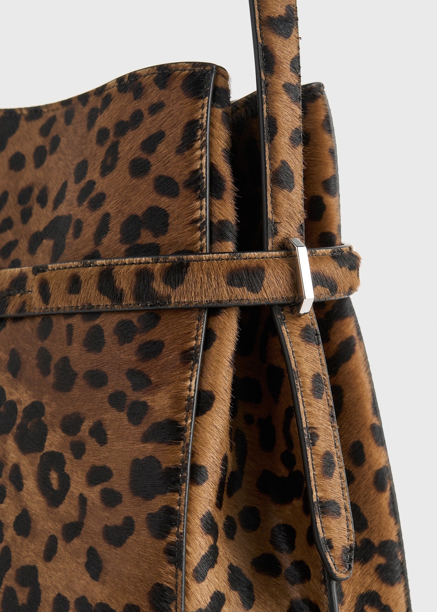 leopard skin bag